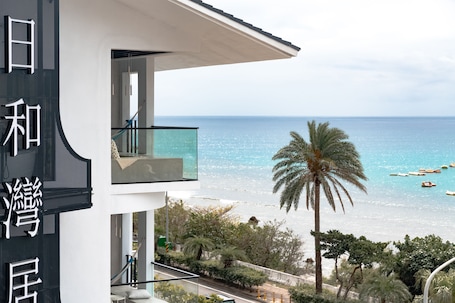 Vista para a praia ou o mar