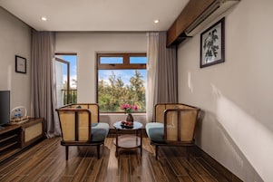Quarto Deluxe, varanda, vista para o oceano | Vista do quarto