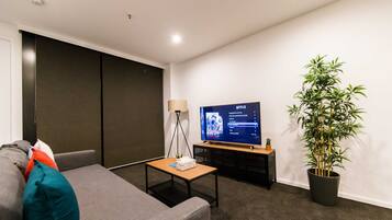 Apartamento urbano | Sala de estar | Smart TV, Netflix, serviços de streaming