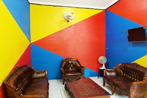 Área de estar no saguão