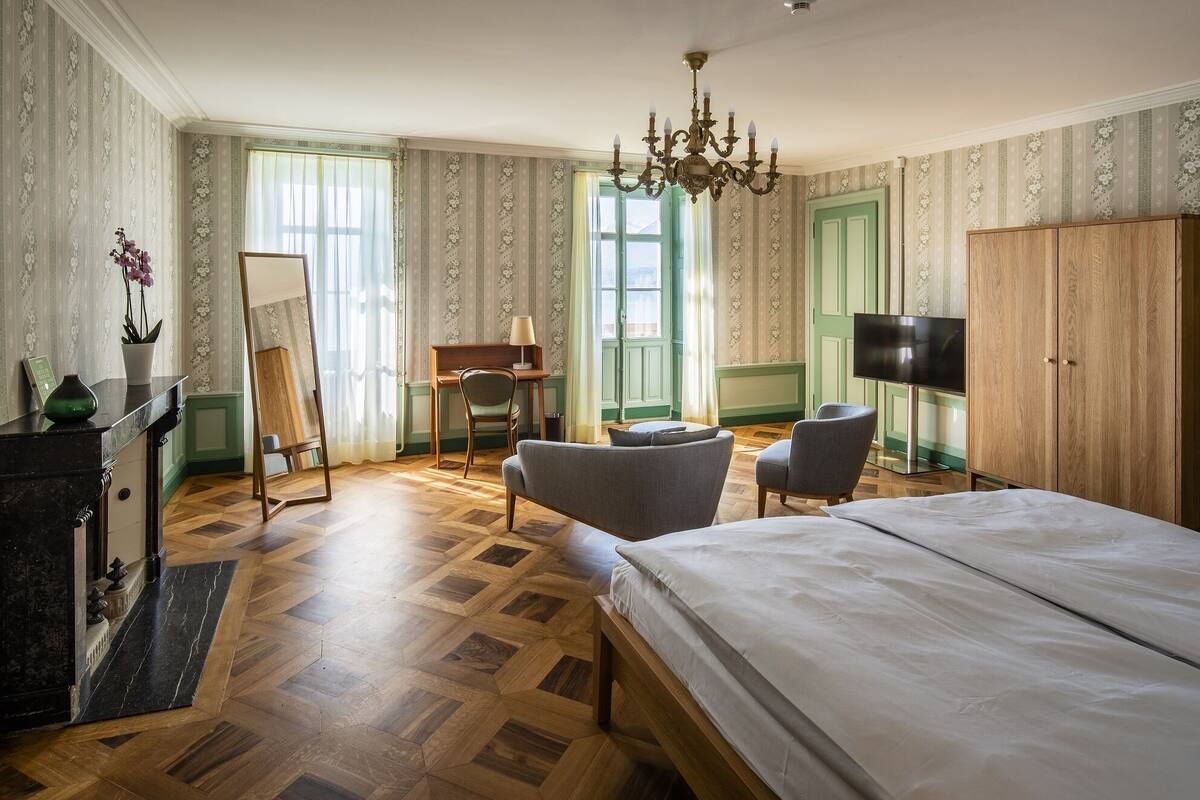 Quarto Duplo Deluxe | 1 quarto, lençóis de algodão egípcio, roupa de alta qualidade