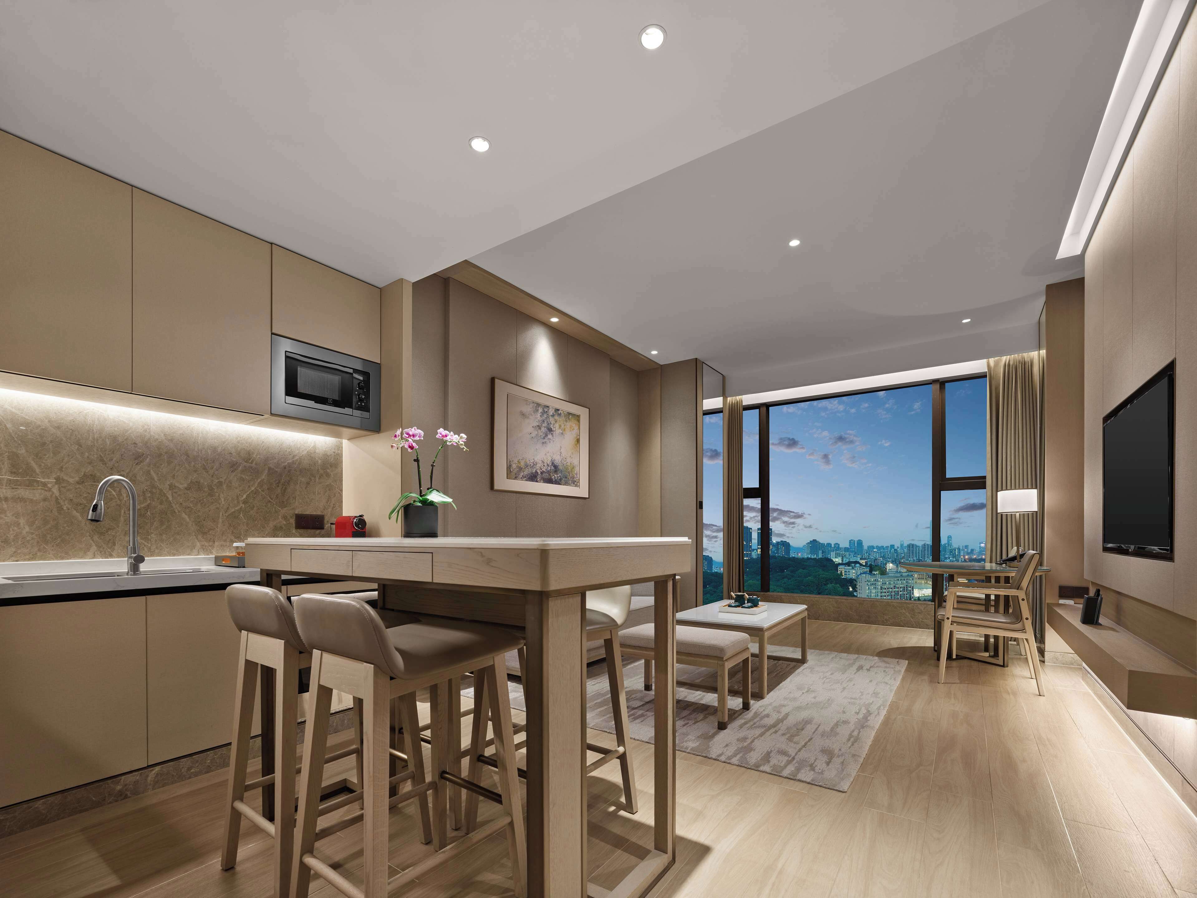 Apartamento luxo, 1 quarto | Cozinha privada