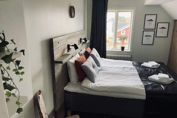 Quarto casal clássico, banheiro compartilhado | Roupas de cama antialérgicas, Wi-Fi de cortesia, roupa de cama