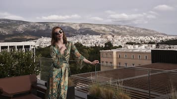 Vista para a cidade desde o alojamento