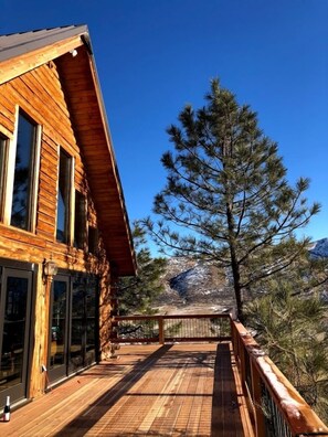 Cliffside Log Cabin w/ Large Deck for Enjoying Spectacular Views ...