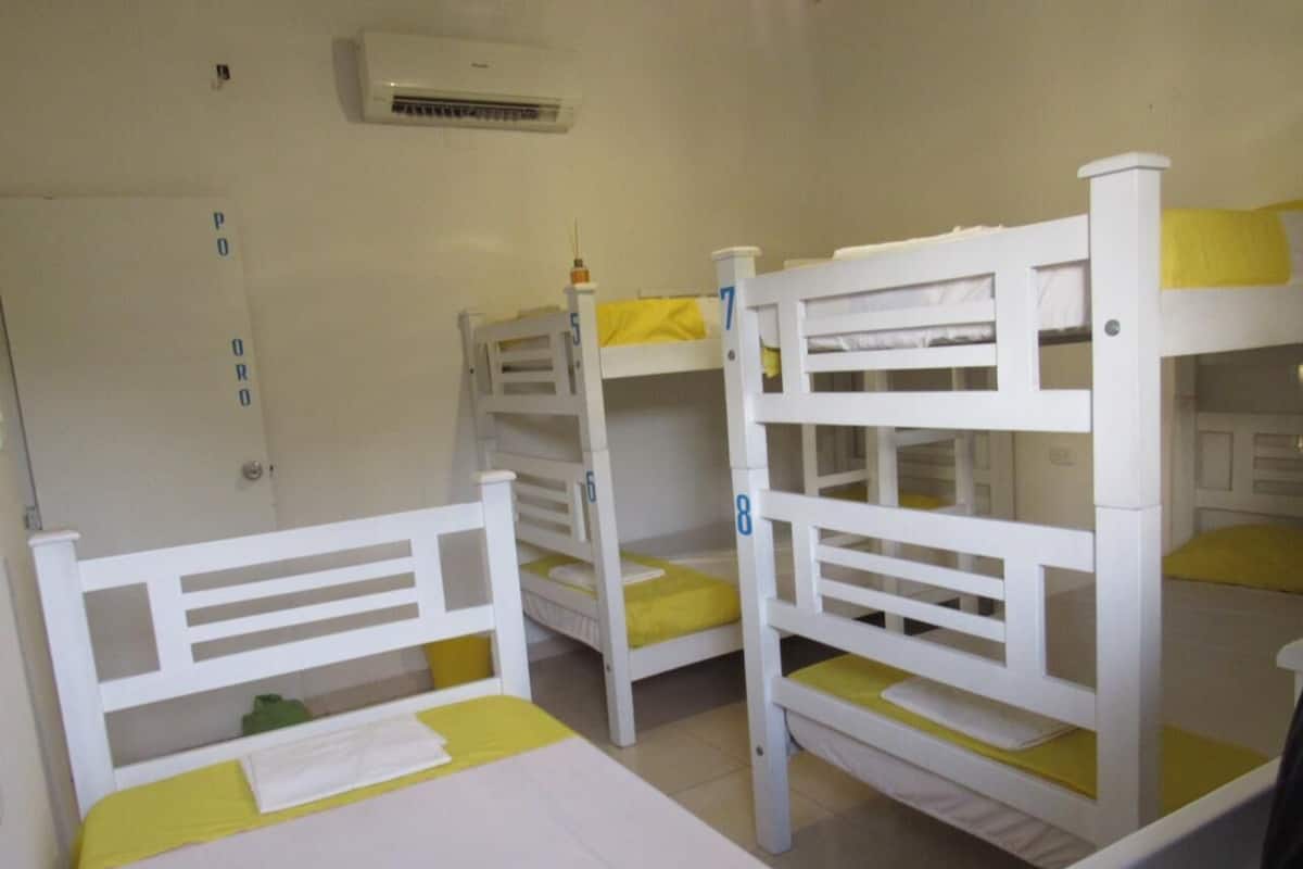Dormitório Partilhado Standard, em dormitório misto, casa de banho partilhada (5 beds) | Cortinas/cortinados opacos, Wi-fi grátis, roupa de cama fornecida