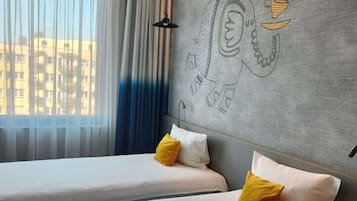 Quarto Standard, 2 camas individuais | Wi-fi grátis, roupa de cama fornecida