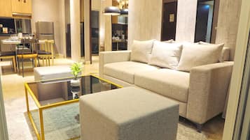 Suíte presidencial, 3 quartos | Sala de estar