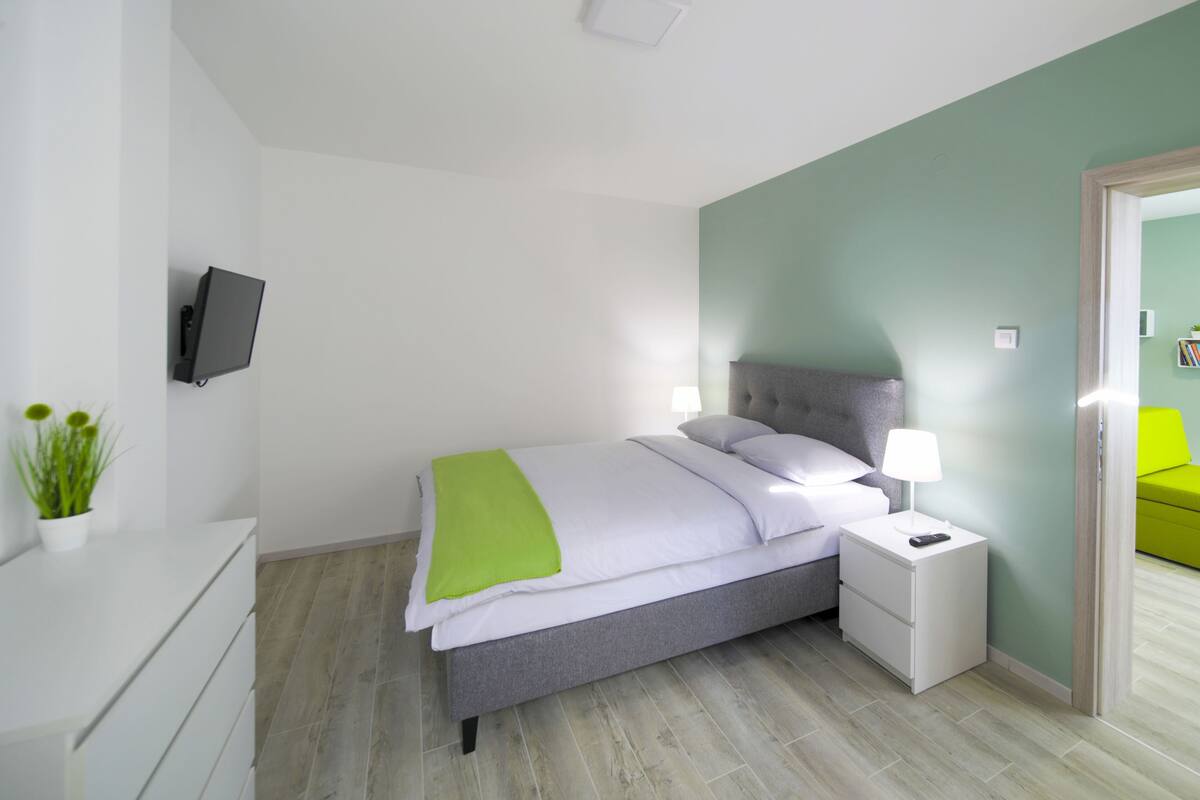 Apartamento (65 m2) | Secretária, quartos insonorizados, ferro/tábua de engomar