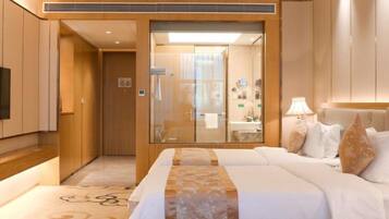 Quarto Twin Empresarial, não fumadores | Minibar, cortinas/cortinados opacos, Wi-fi grátis