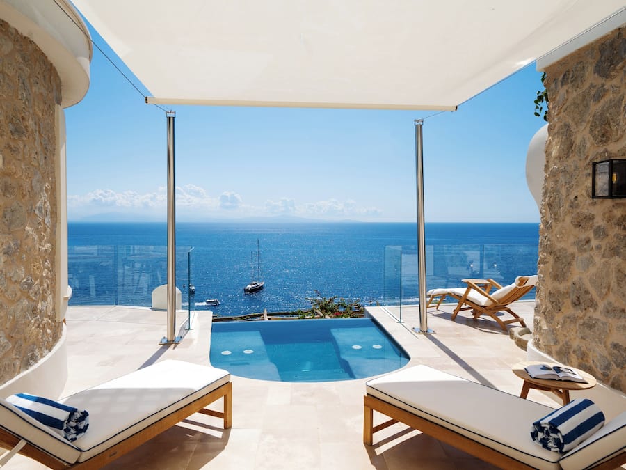 Suite Premium (Pool) | Lençóis de algodão egípcio, roupa de alta qualidade, edredões de penas