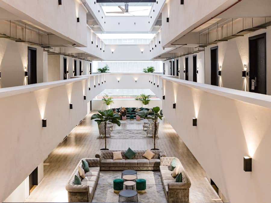 Sala de estar do lobby