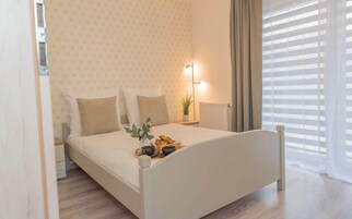 Apartamento luxo | 1 quarto, roupas de cama de algodão egípcio, roupas de cama premium