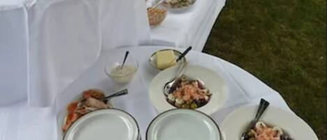 Refeições ao ar livre