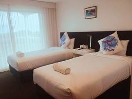 Quarto Twin Standard | Roupa de alta qualidade, ferro/tábua de engomar, Wi-fi grátis 