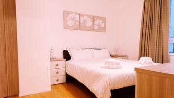 Apartamento, 1 quarto | 1 quarto, Wi-fi grátis, roupa de cama fornecida