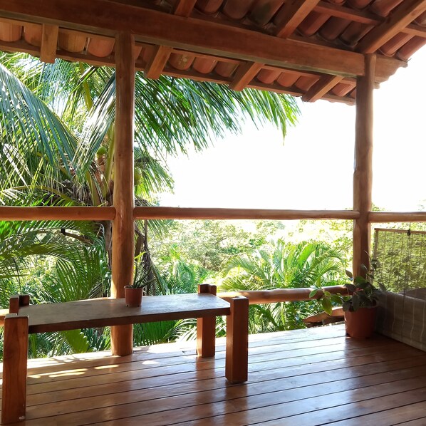 Quarto superior | Terraço/pátio