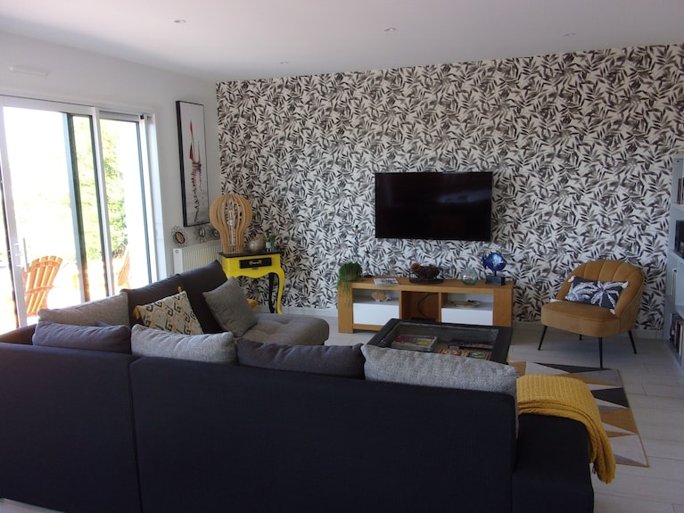 Cap-ouest; 100m Plage ; Vue Ile De Batz;jacuzzi;wifi . - Île de Batz