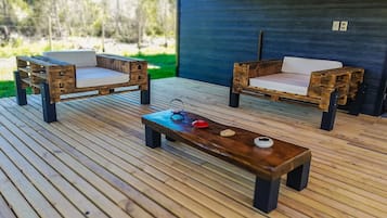 Quarto duplo luxo | Terraço/pátio