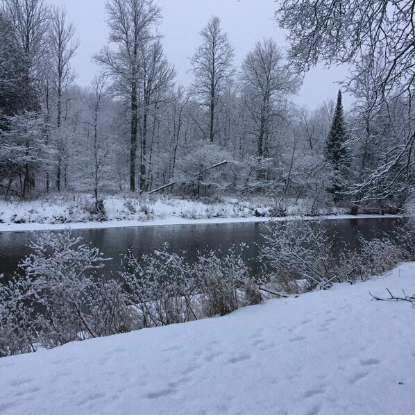 Beautiful home on Rifle River! Enjoy kayaking, outdoor fire, wildlife ...