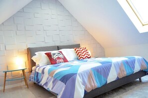 Apartamento, 2 quartos (Stormtrooper) | Roupa de alta qualidade, edredões de penas, com decoração personalizada 