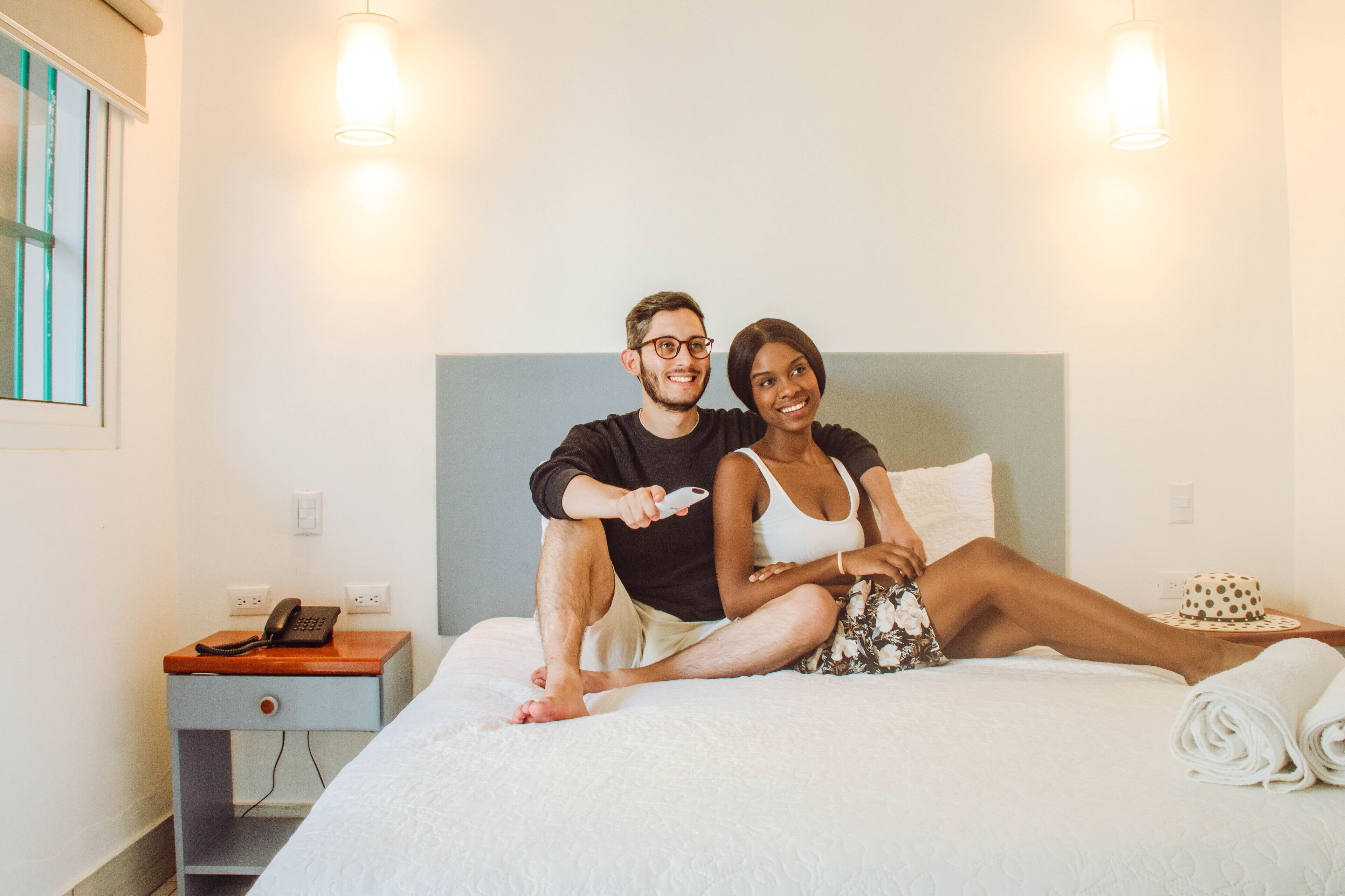 Wi-Fi de cortesia, roupa de cama