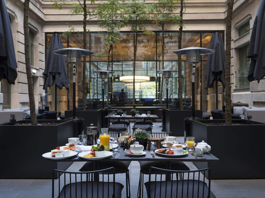 Almoços e brunches (fins de semana) servidos