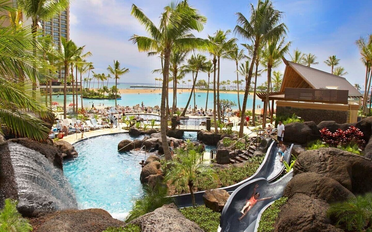 Gorgeous Hilton Hawaiian Village Lagoon Tower Ocean Front Premium 2 ...