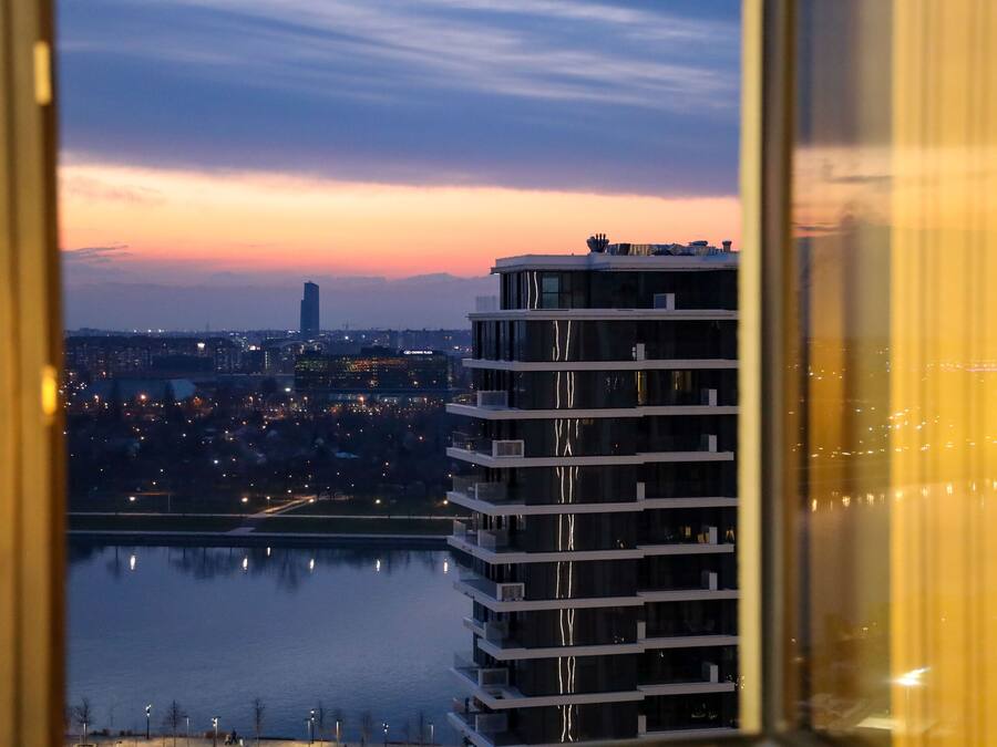 Apartamento urbano | Vista do quarto