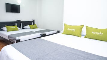 Quarto Quádruplo Superior | Wi-fi grátis, roupa de cama fornecida