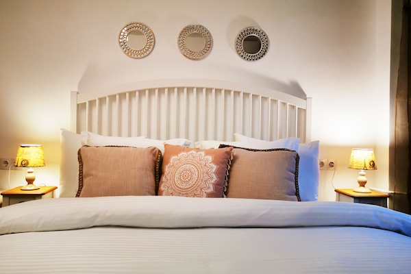 Apartamento luxo | 1 quarto, roupas de cama premium, camas Select Comfort, frigobar