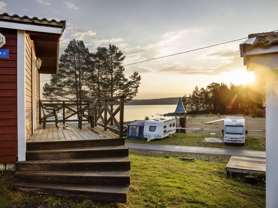 Cabana (Timråstuga) | Terraço/pátio