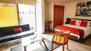 Estúdio (Estudio Matrimonial) | Cortinas/cortinados opacos, quartos insonorizados, Wi-fi grátis