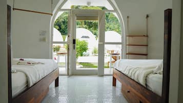 Quarto Duplo | Roupa de alta qualidade, edredões de penas