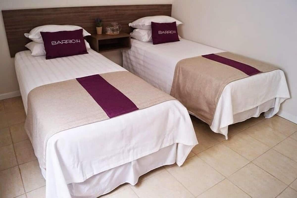 Quarto Twin Executivo, 2 camas individuais | Edredões de penas, camas de colchão viscoelástico, secretária