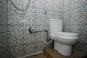 Um polibã, toalhas fornecidas