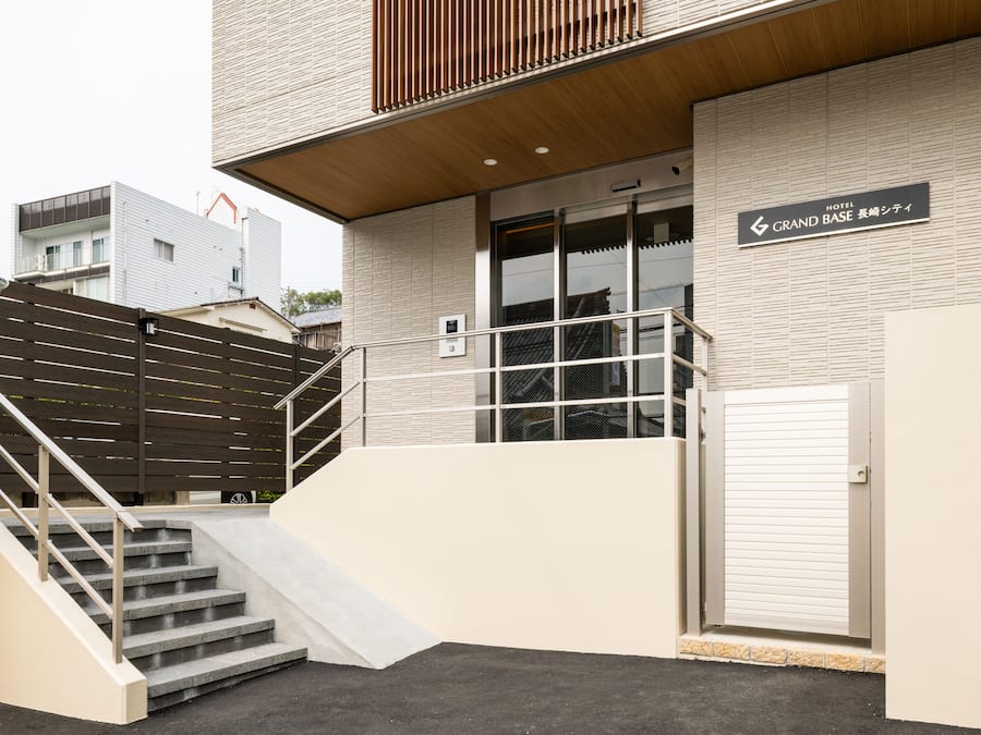 Entrada do alojamento