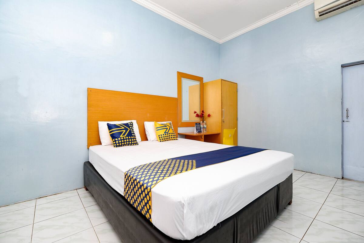 Quarto família | Escrivaninha, Wi-Fi de cortesia, roupa de cama
