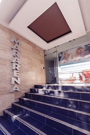 Entrada do alojamento