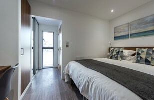 Apartamento standard, 1 quarto, no piso térreo | Cofres nos quartos, quartos à prova de som