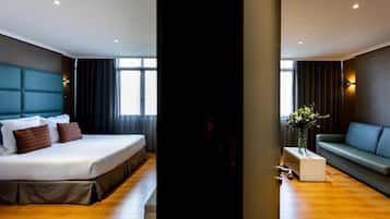 Suite Júnior, 1 cama king-size e sofá-cama | 1 quarto, minibar grátis, cofre no quarto, secretária