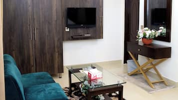 Quarto luxo | Escrivaninha, Wi-Fi de cortesia