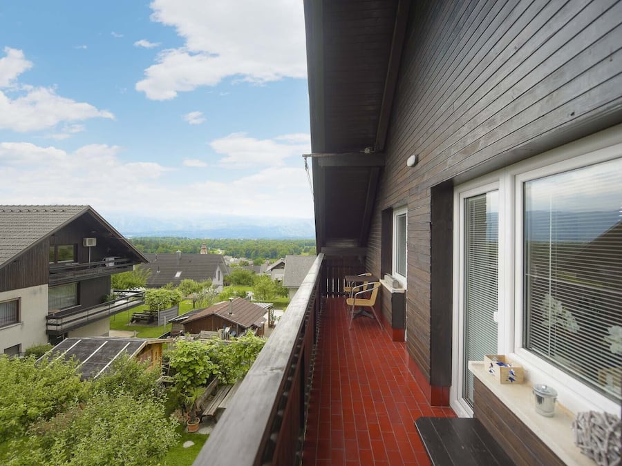 Apartamento, vista para o jardim | Vista da varanda