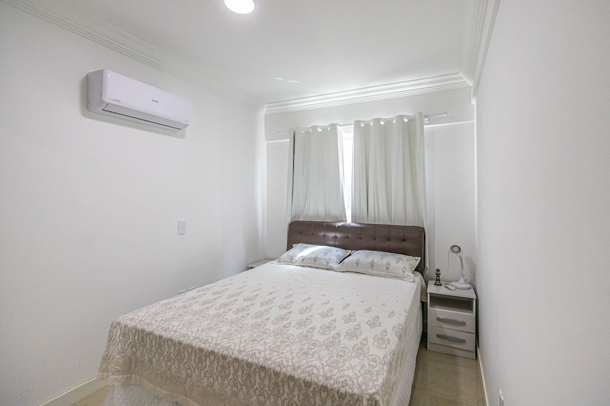 Apartamento básico | 2 quartos, espaço de trabalho para notebook