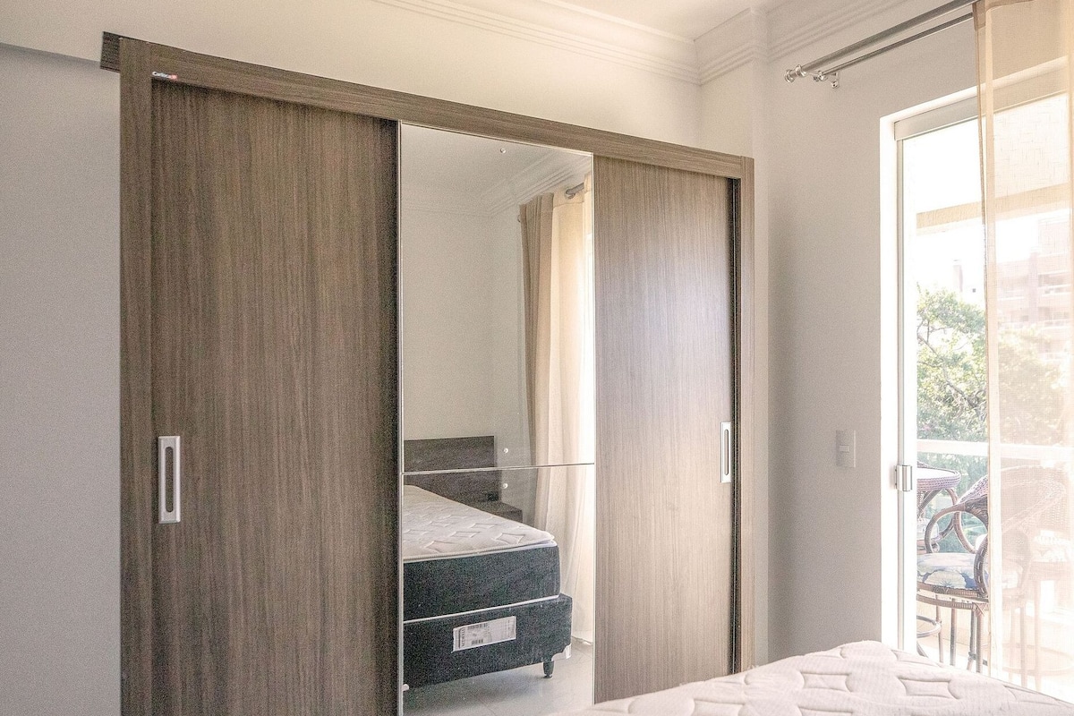 Apartamento básico | 2 quartos, espaço de trabalho para notebook