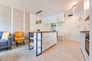 Apartamento (26D) | Área de estar | TV de tela plana