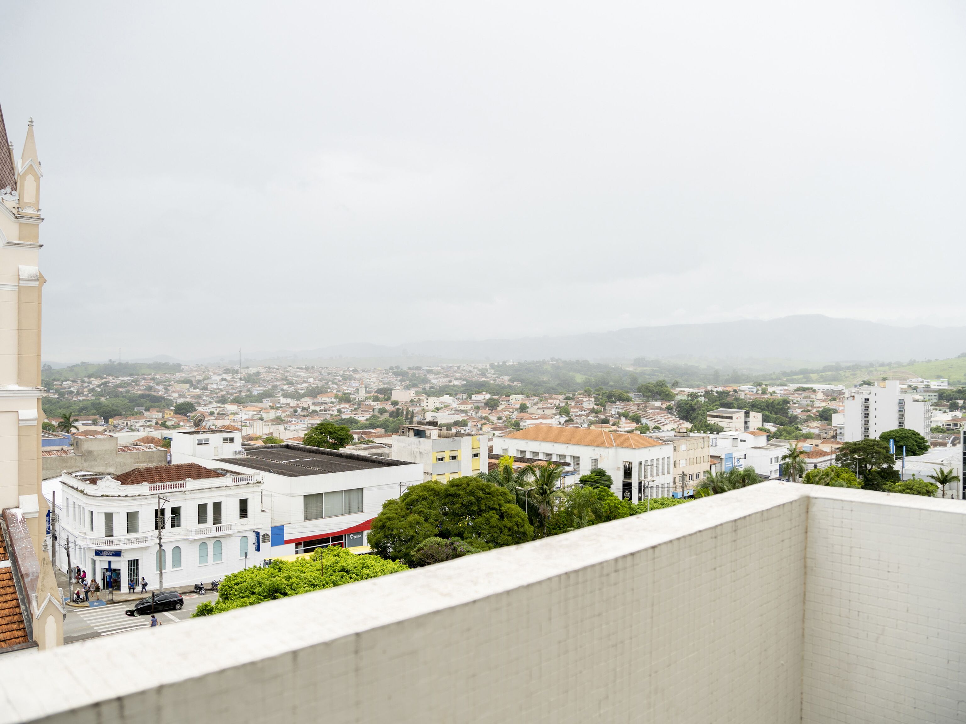 Vista para a cidade desde o alojamento
