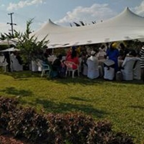 Área externa para casamento