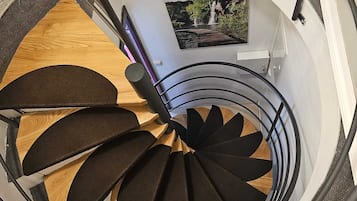 Two-Bedroom Suite in attic | Lençóis de algodão egípcio, roupa de alta qualidade