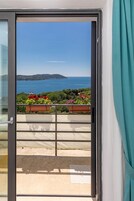 Apartamento, 1 quarto, vista para o mar | Varanda
